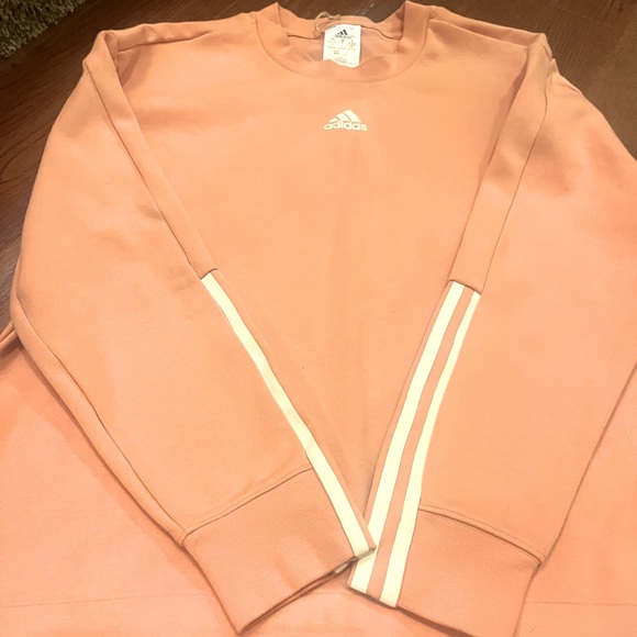 adidas | Tops | Adidas Crewneck Size Medium Salmonpeachy Color Brand ...